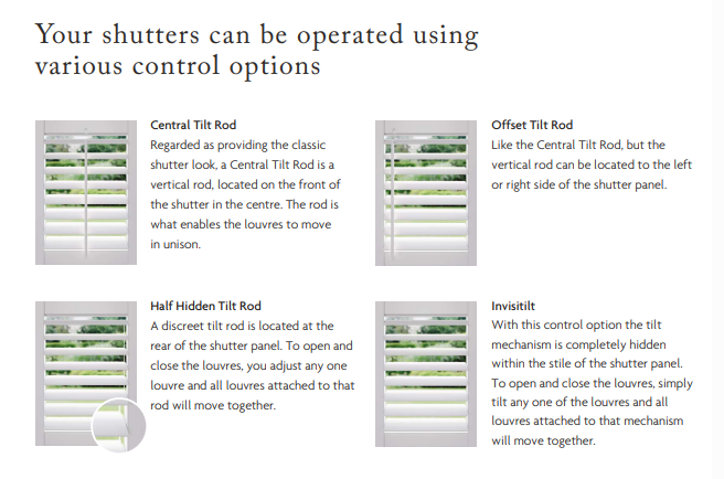 Design Options | Sharp Shutters